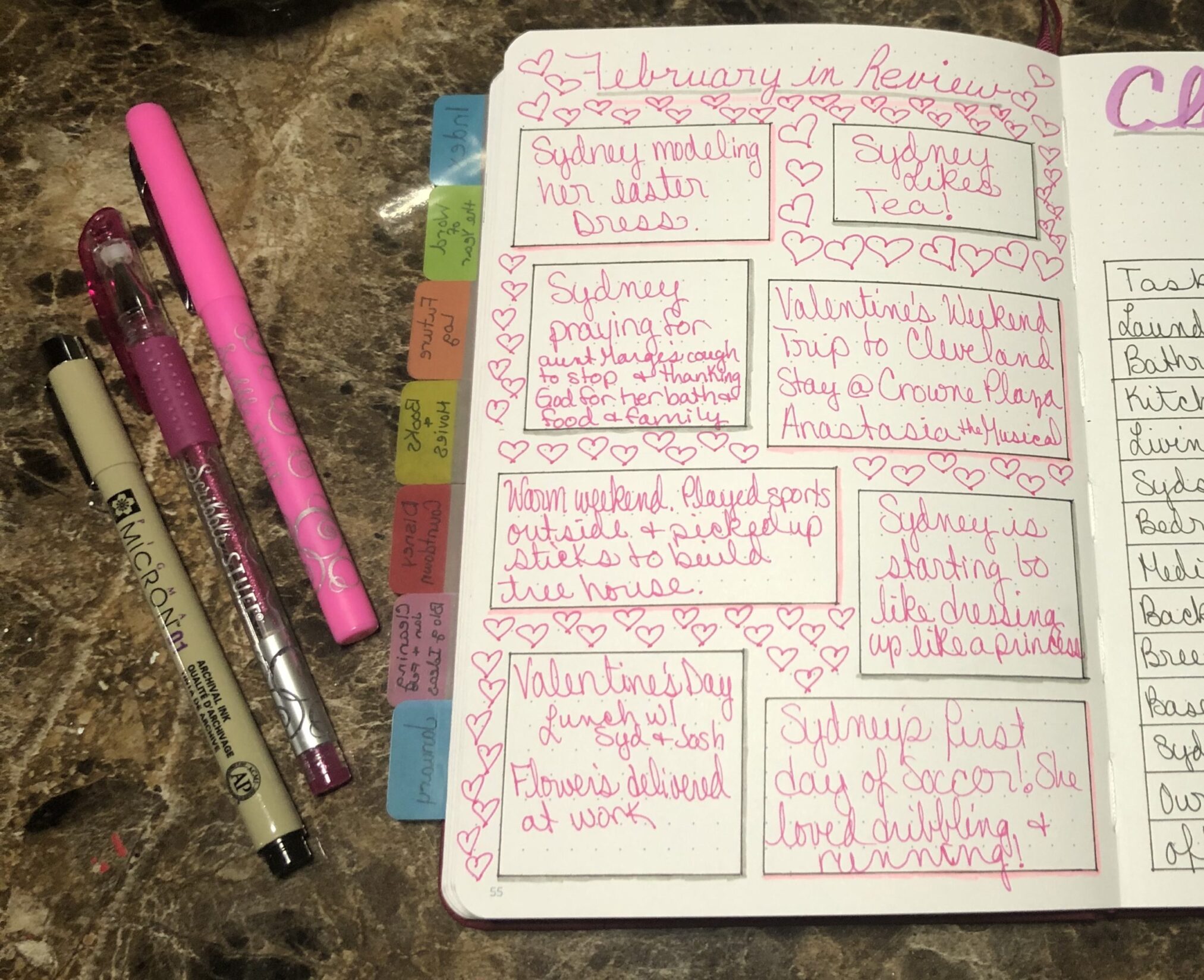 Bullet Journal Flip Through | February 2020 - The Bosh Blog