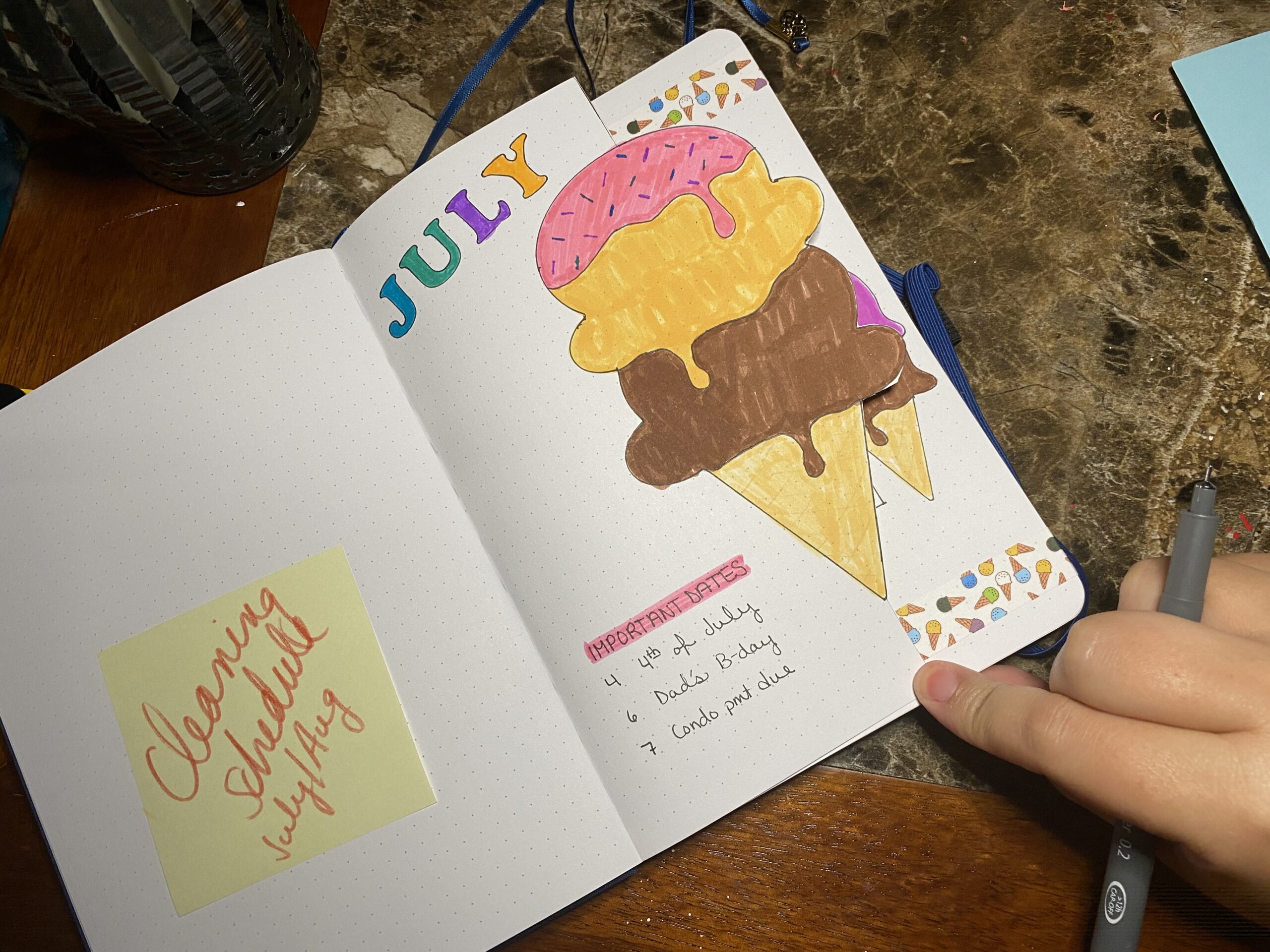 Plan with Me | July 2020 Bullet Journal Set Up - The Bosh Blog